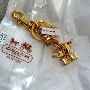 Coach | Accessories | New Gold Authentic Coach Key Chain All Purchased ...